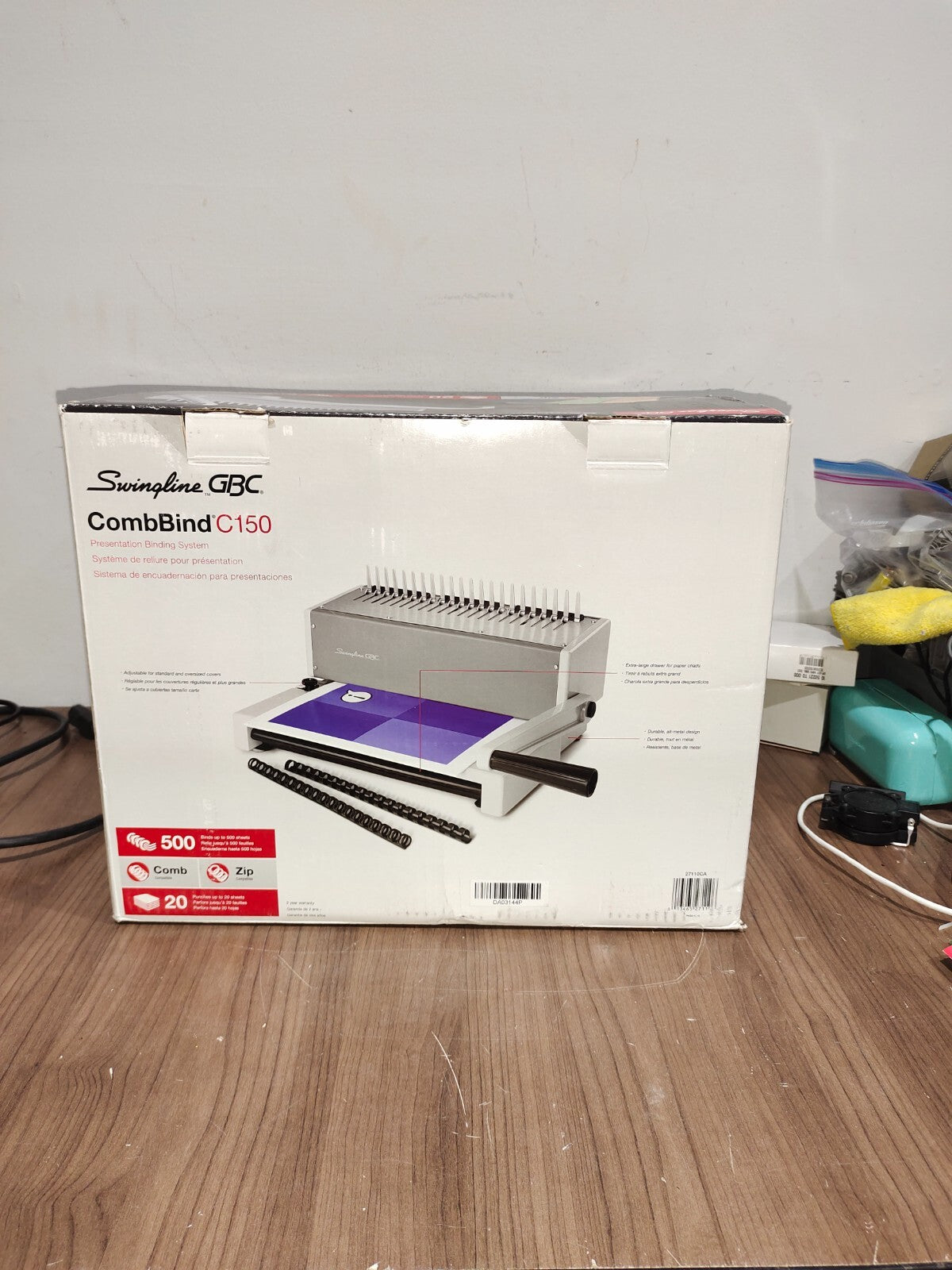GBC CombBind C150 Heavy Duty Pro Binding Machine Comb Binding Machine ...