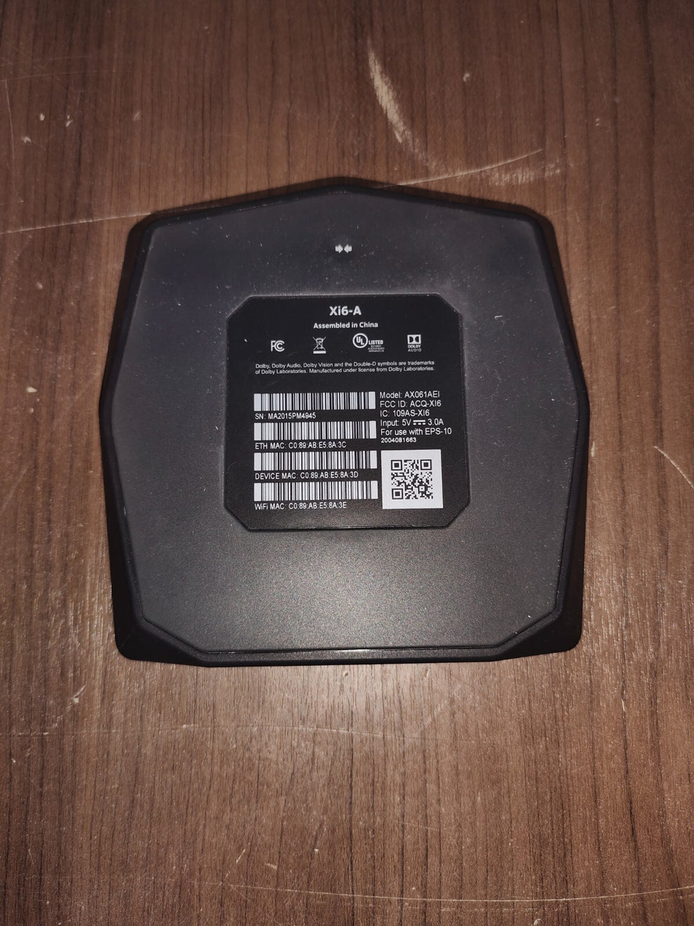 XFINITY Xi6-A Model AX061AEI 4K Streaming TV Box – Rebound Centre