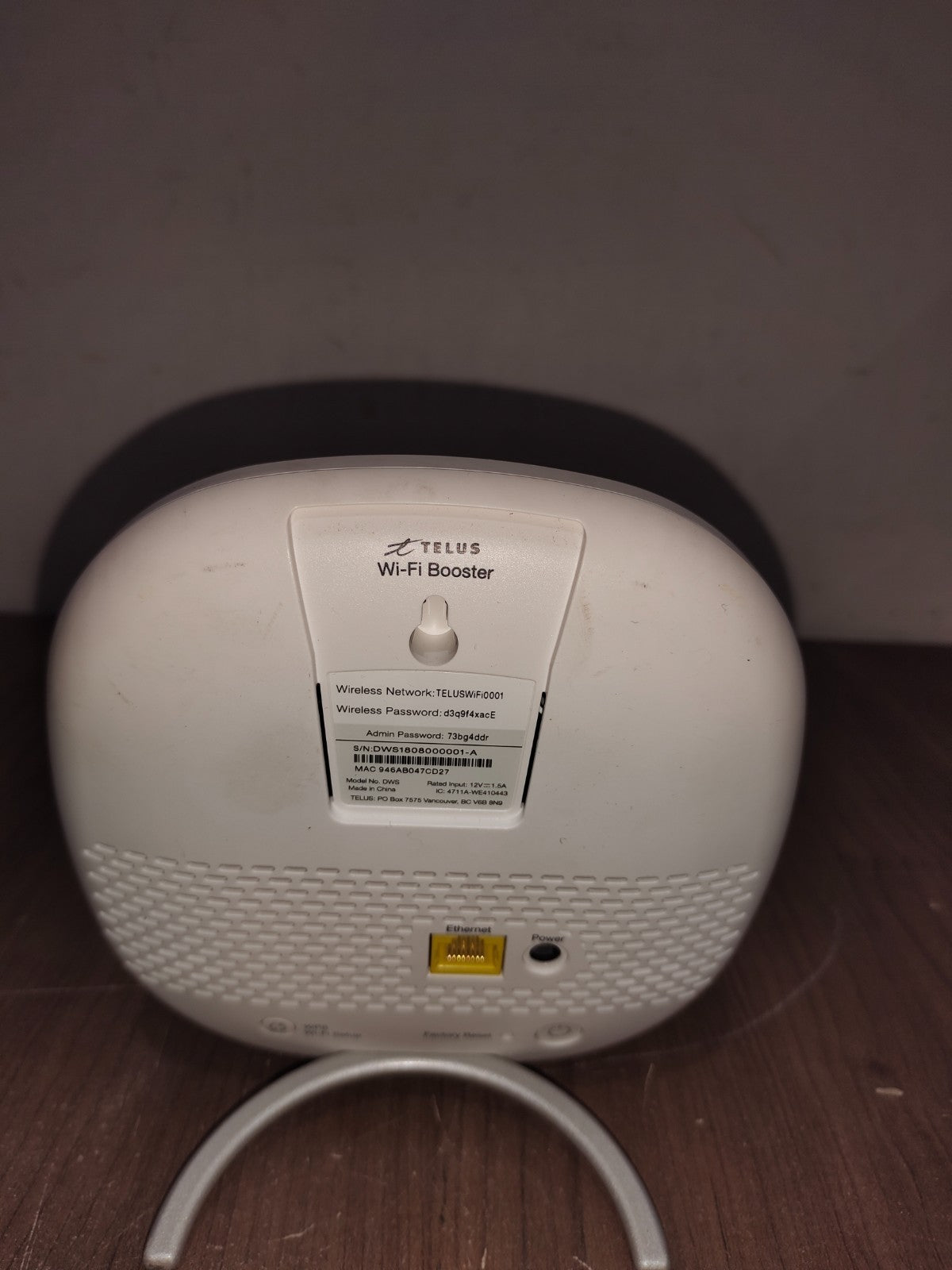 Telus WiFi Booster Model - DWS – Rebound Centre