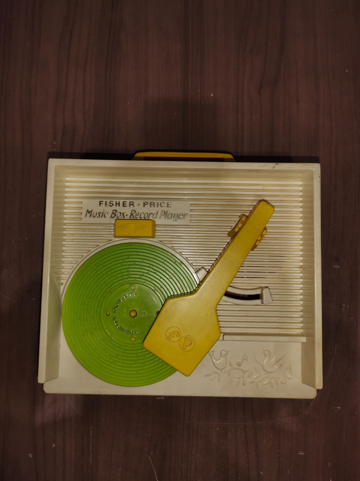 Vintage 1971 Fisher Price Music Box Record Player Toy #995 With 5 Disc ...