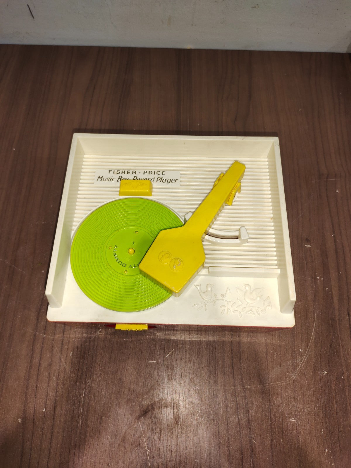 Vintage 1971 Fisher Price Music Box Record Player Toy #995 With 5 Disc ...